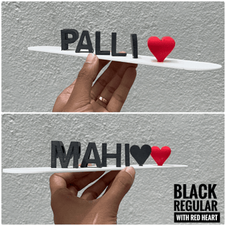 Dual Name Plank – The 3D Printing Store India