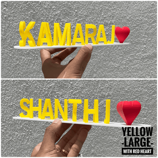 Dual Name Plank – The 3D Printing Store India