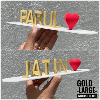 Dual Name Plank – The 3D Printing Store India