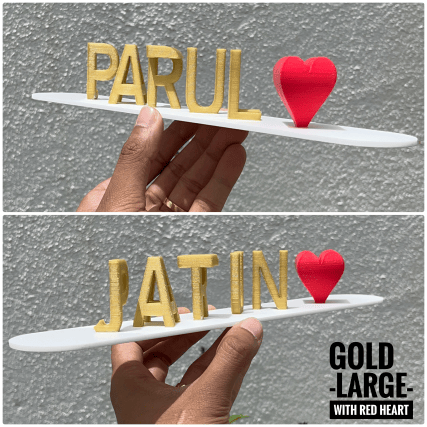 Dual Name Plank – The 3D Printing Store India