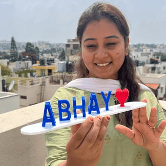 Dual Name Plank – The 3D Printing Store India