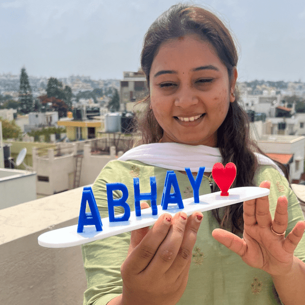 Dual Name Plank – The 3D Printing Store India