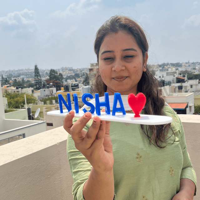 Dual Name Plank – The 3D Printing Store India