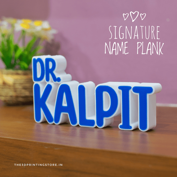 Signature Name Plank – The 3D Printing Store India